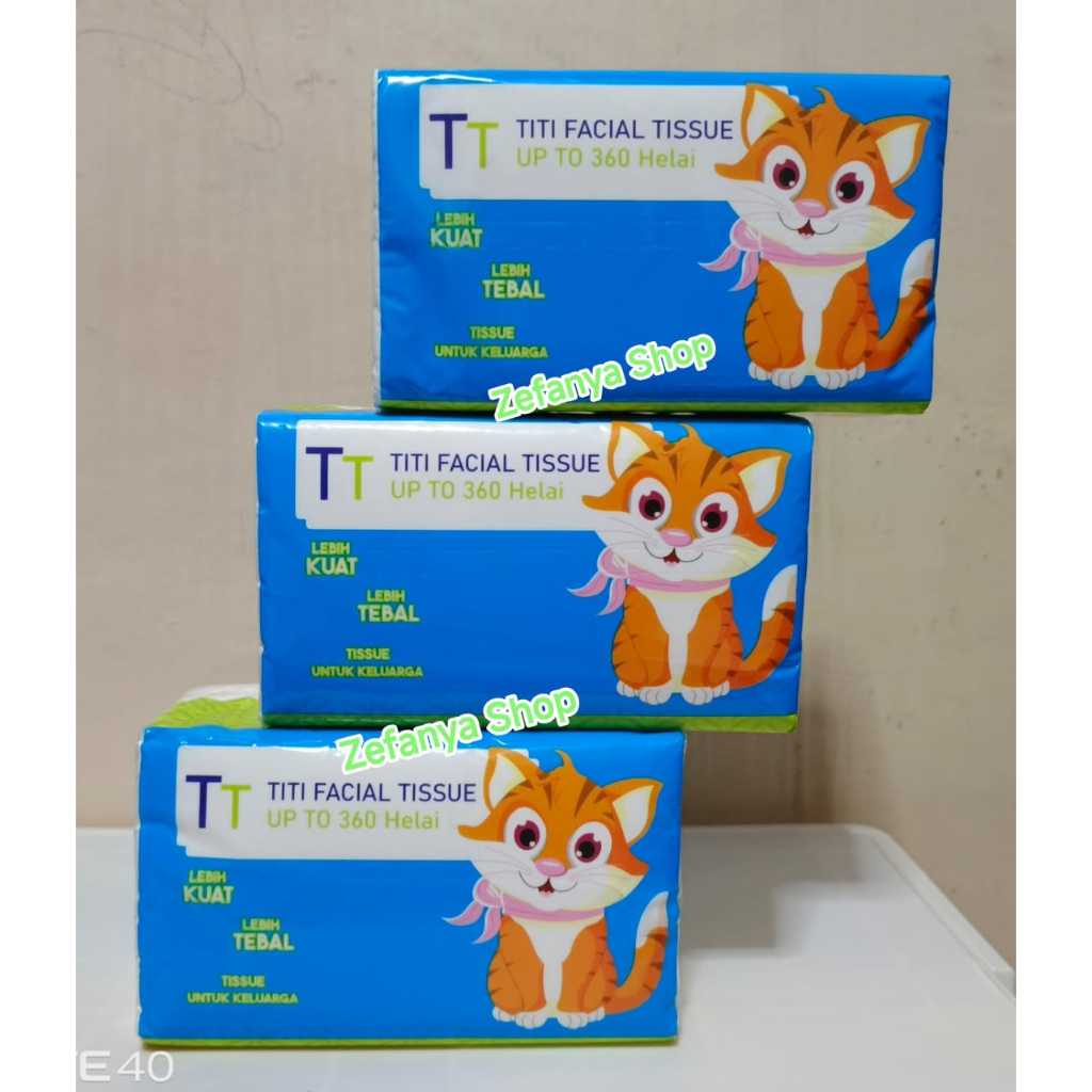 Jual ( 3 Pack ) Tissue/Tisue/Tisu murah Titi Facial Tissue 360 helai/2 ...
