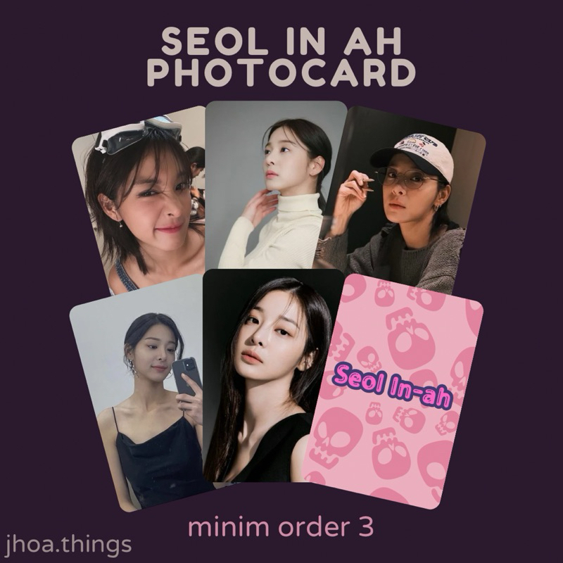 Jual [UNOFFICIAL] PHOTOCARD SEOL IN-AH SEORINA SEOL INAH TWINKLING ...