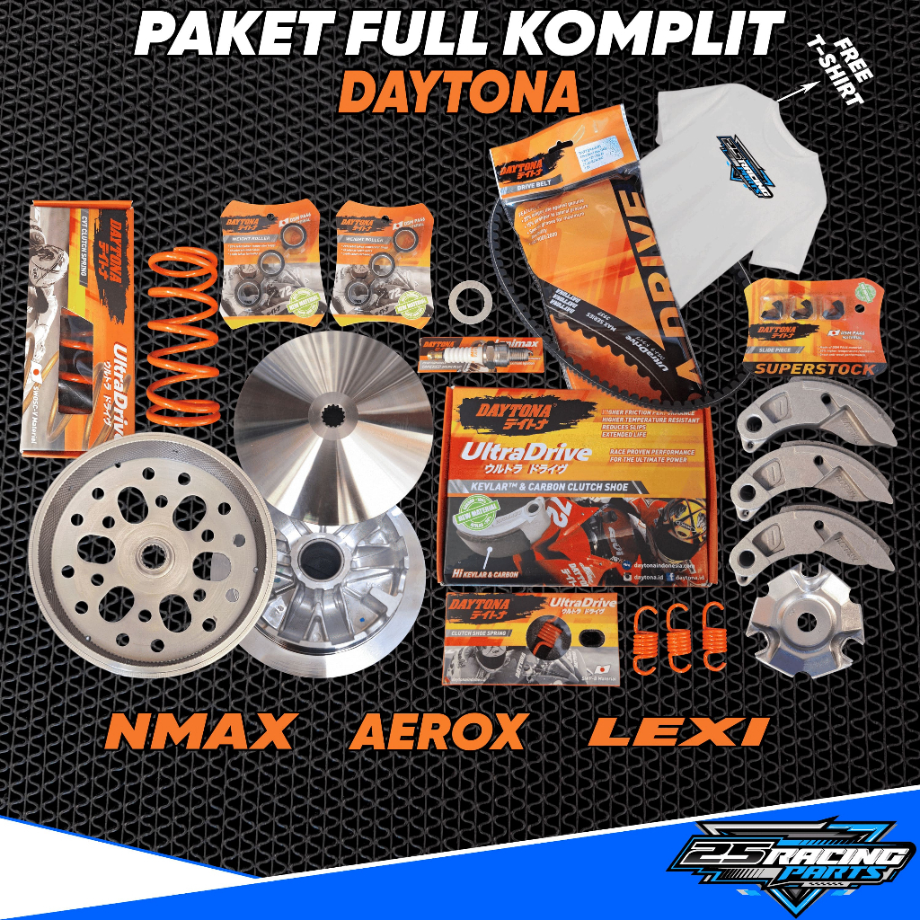 Jual PAKET EXTRA FULL KOMPLIT DAYTONA NMAX OLD NMAX 155 NEW AEROX LEXI ...