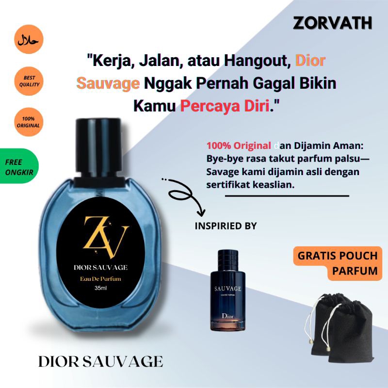 Jual Zorvath - Sauvage Parfum Pria Cowok Maskulin Tahan Lama Premium ...