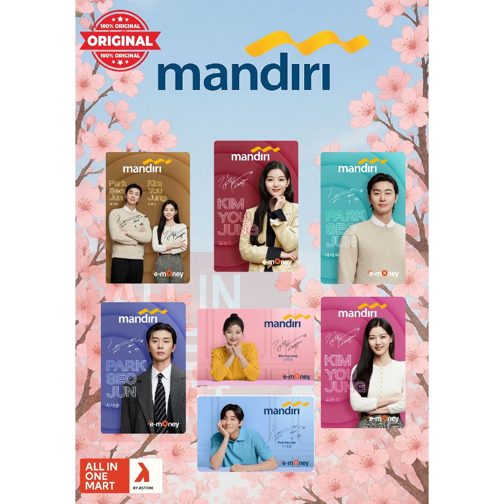 Jual Mandiri e-Money Spesial Edition Park Seo Jun / e money park seo ...