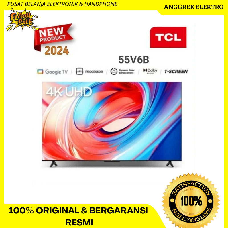 Jual TCL 55 Inch V6B - 4k Smart UHD - T-Screen - Dolby Audio - HDR10 ...
