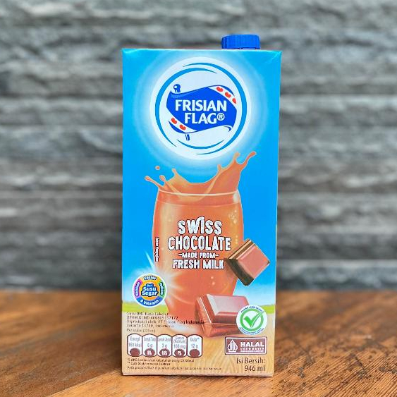 Jual Susu Frisian Flag Chocolate 946 ml - UHT Frisian Flag Cokelat | Shopee Indonesia