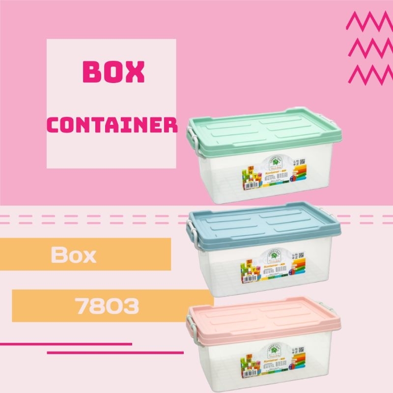 Jual Box Countainer 5,5 Liter Serbaguna/Kotak Masker /Kotak Obat /Green ...