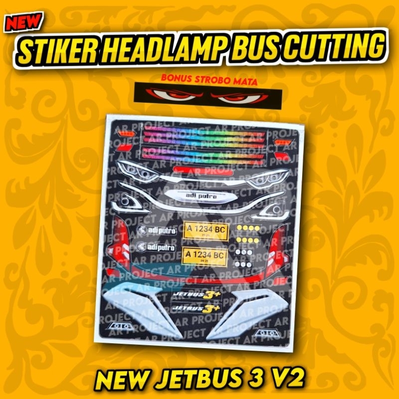 Jual STIKER HEADLAMP JETBUS 3 | Shopee Indonesia