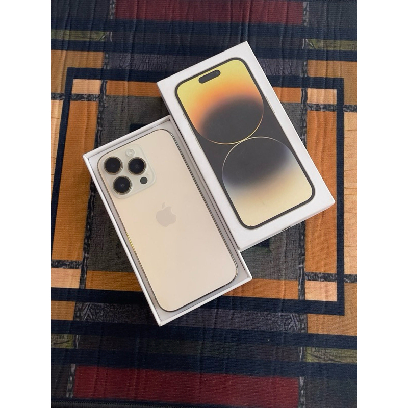 Jual IP 14 Pro 256GB Second - Gold | Shopee Indonesia