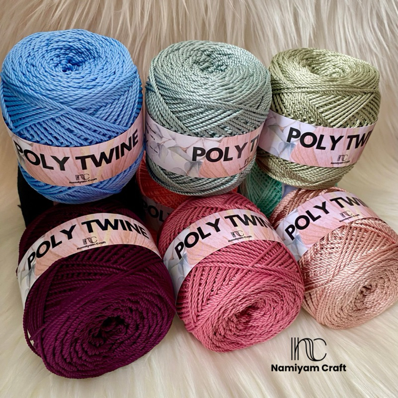 Jual Benang Rajut Poly Twine | Benang Rajut Polyester | Shopee Indonesia