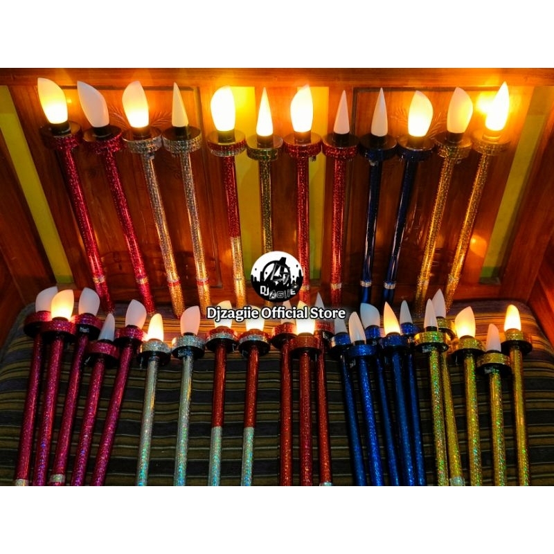 Jual Obor elektrik pawai / obor elektrik charger / obor elektrik takbir ...