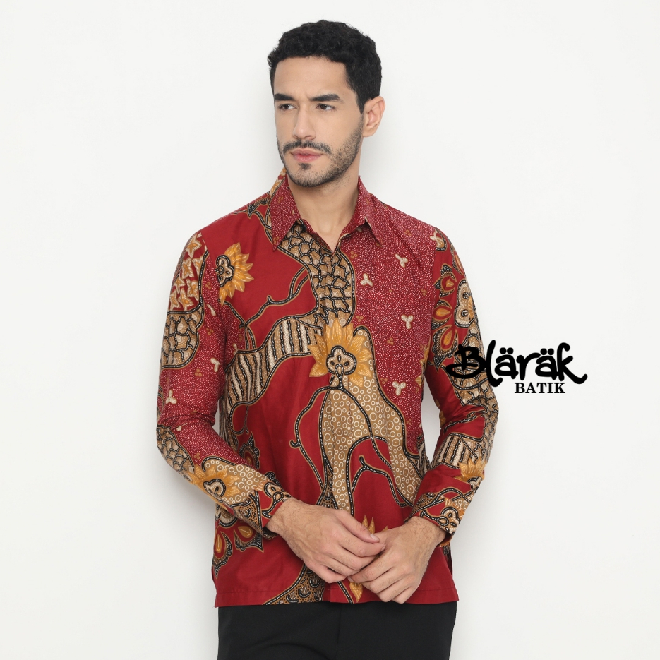 Jual BLARAK - Baju Batik Pria Motif Manikya | Shopee Indonesia