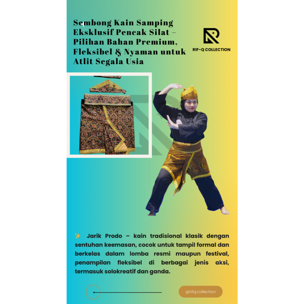 Jual Sembong/Kain Seni/Kostum Pencak Silat JARIK PRODO | Shopee Indonesia