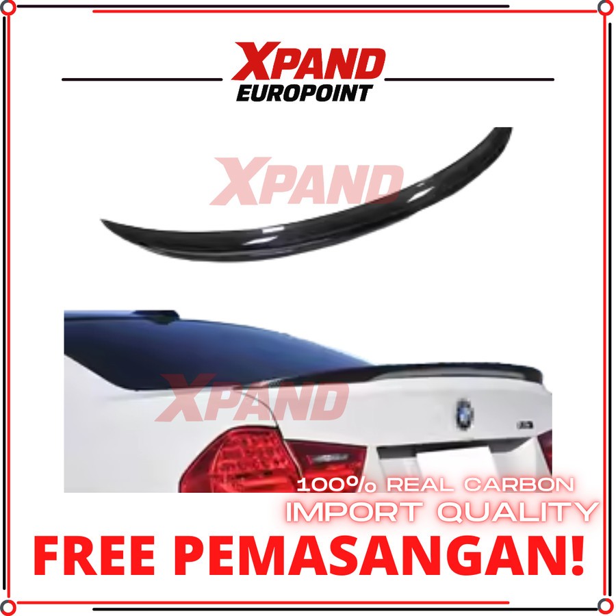 Jual DUCKTAIL for BMW E90 MP Style Carbon Ducktail Spoiler | Shopee ...