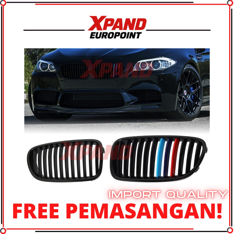 Jual GRILL for BMW F10 SINGLE SLAT M COLOR BLACK GLOSS | Shopee Indonesia