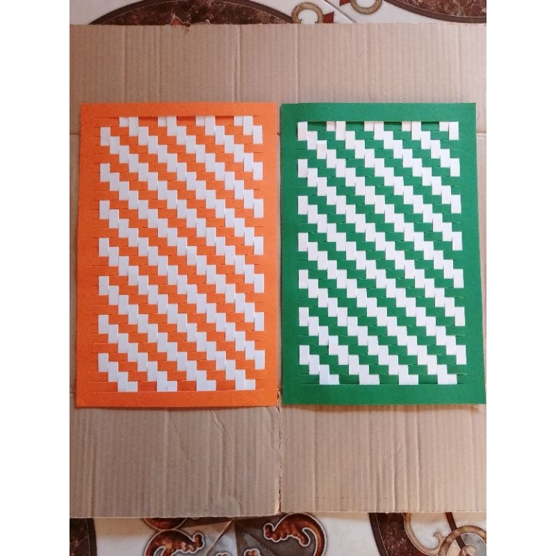 Jual ANYAMAN KERTAS SUDAH JADI UKURAN 21 x 31,5 CM BAHAN KERTAS ASTURO ...