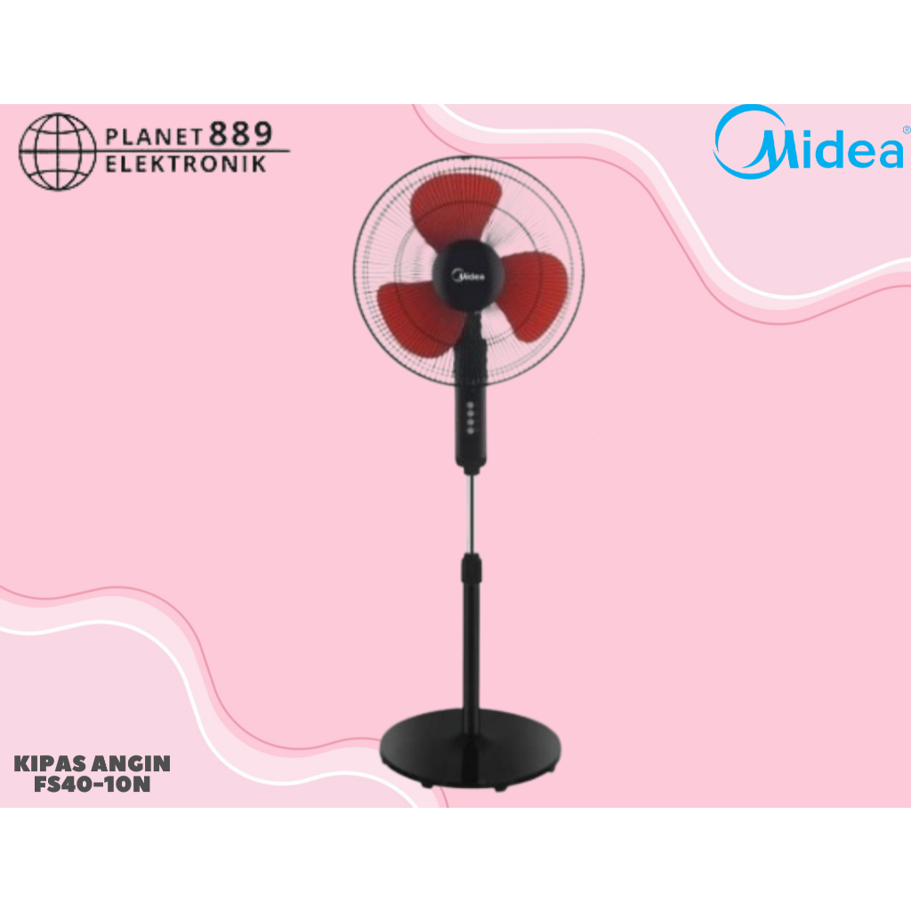 Jual Kipas Angin Midea FS40-10N Electric Stand Fan Pendingin Ruangan 16 ...