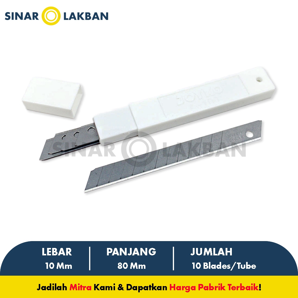 Jual Isi Pisau Cutter Kecil/ Refill Cutter Kecil H-300 (1 Tube isi 10 ...