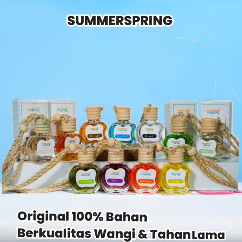 Jual Summerspring Pengharum Mobil Botol Apel 10ML Pengharum Ruangan ORI ...