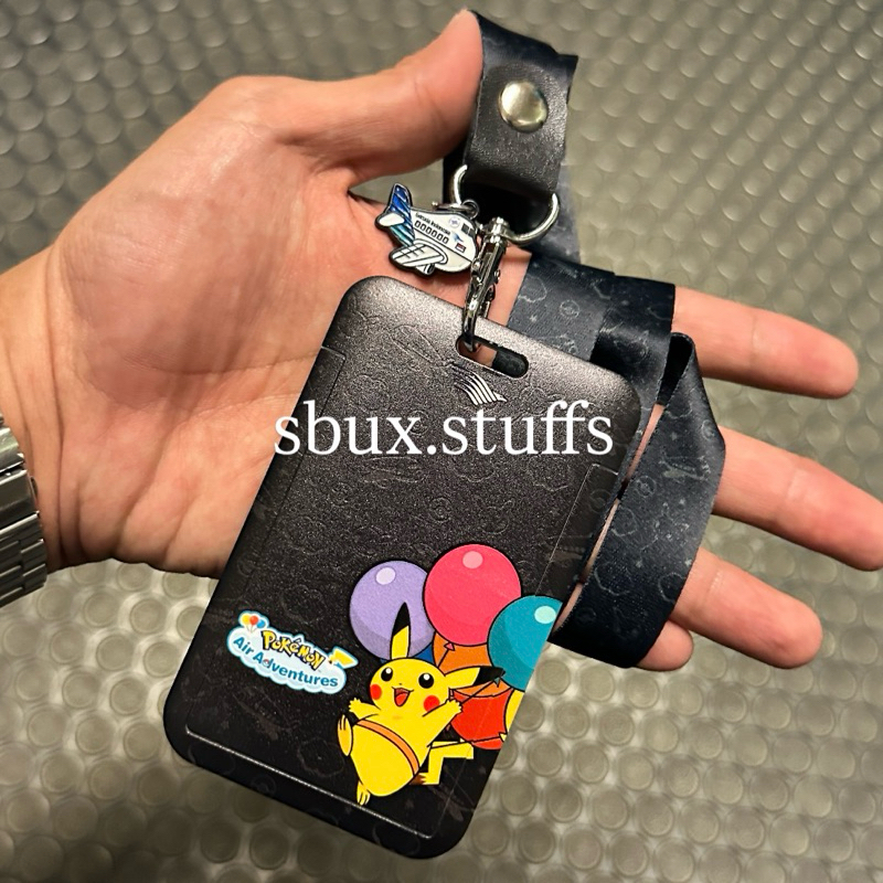 Jual Lanyard Tali Gantungan ID card Pokemon Pikachu Jet GA-1 X Kalibre ...