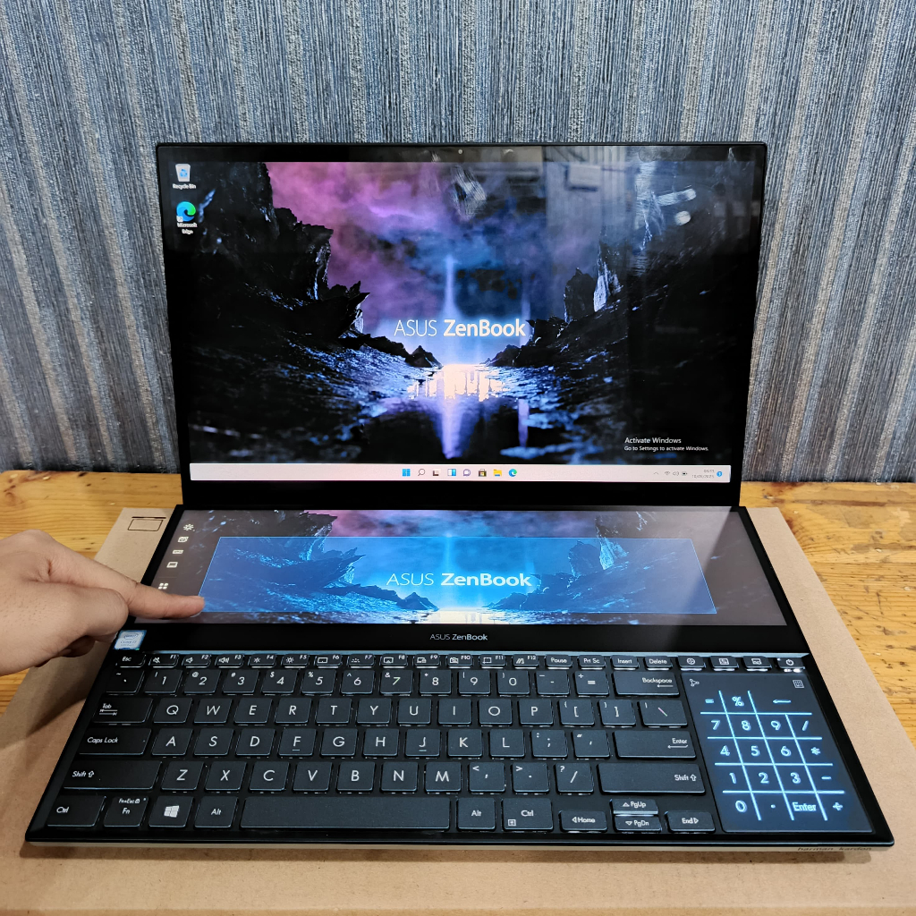 Jual ASUS ZENBOOK DUO UX481FL, Intel®️ Core™️ i7-9750H, 32 GB /1TB, # ...