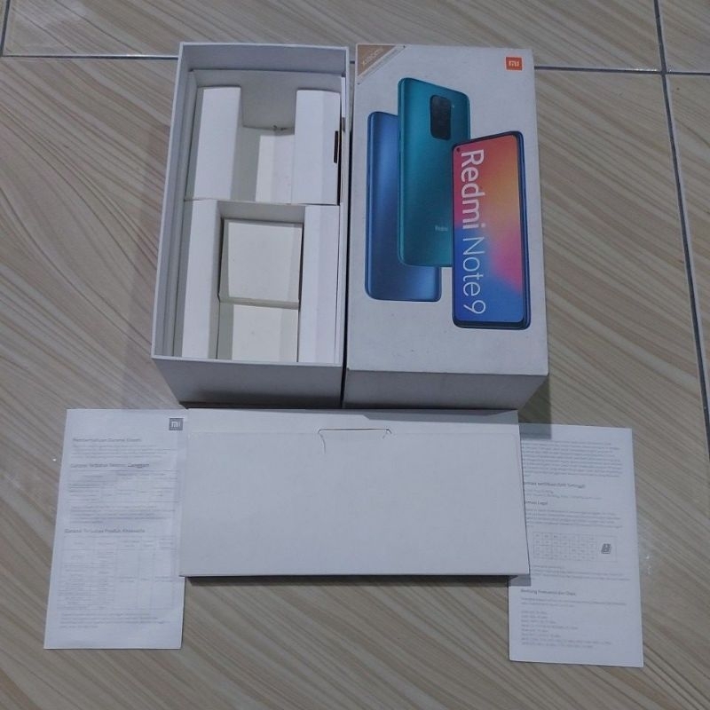 Jual KARDUS KOTAK DUS BOX XIAOMI REDMI NOTE 9 ORIGINAL COPOTAN | Shopee ...