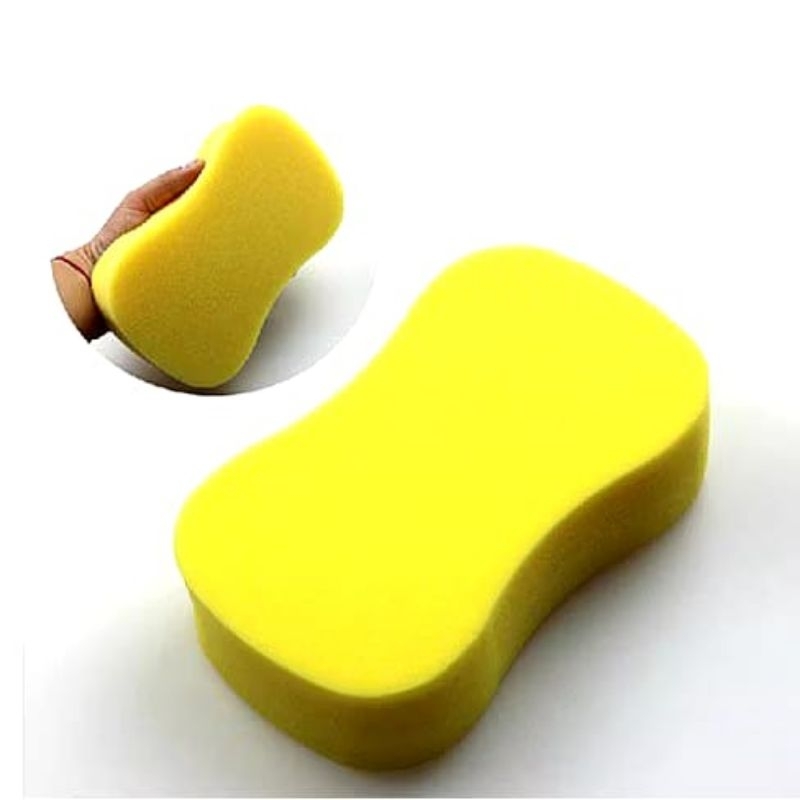 Jual Sponge Busa Cuci Mobil Motor Piring Kuning 8 Busa Foam Wash Tebal ...