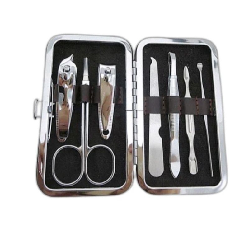 Jual Manicure Set 7IN1 Paket Gunting Kuku Korek Telinga (PACKING DOMPET ...