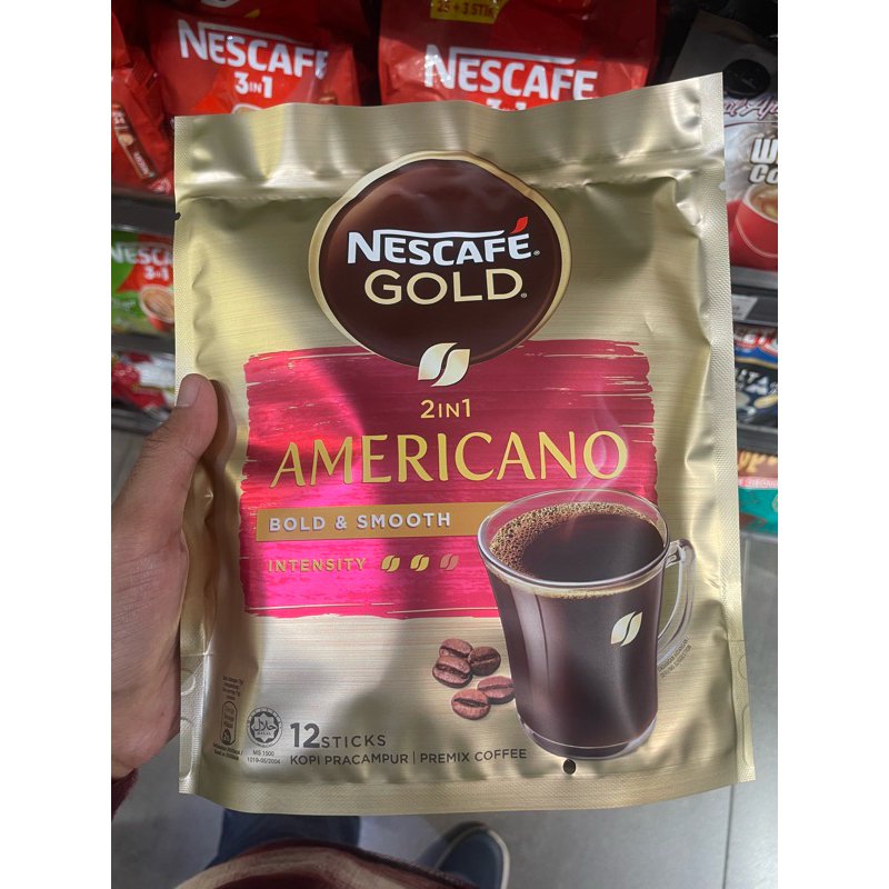 Jual Nescafe Gold 2in1 Americano 12 Sachet | Shopee Indonesia