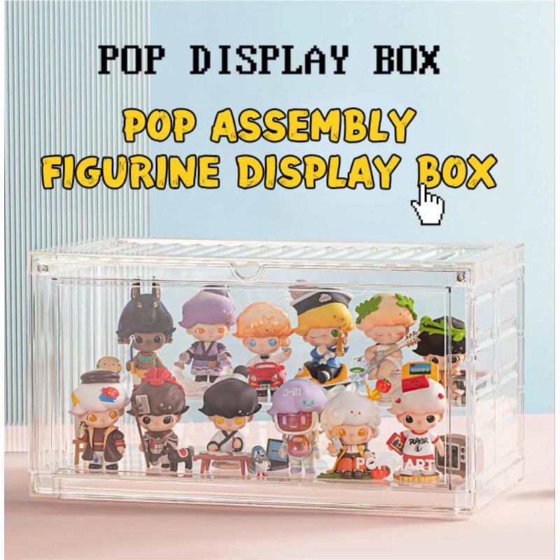 Jual POP Clear Modular Display Box - POP MART | Shopee Indonesia