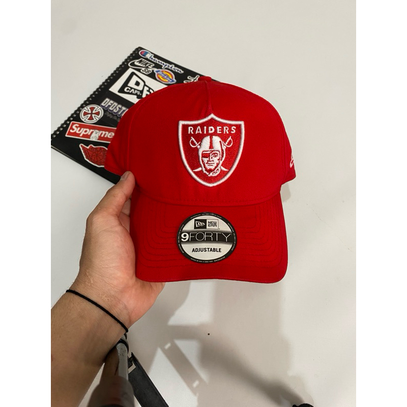 Jual topi New Era A frame Raiders merah Rare Original | Shopee Indonesia