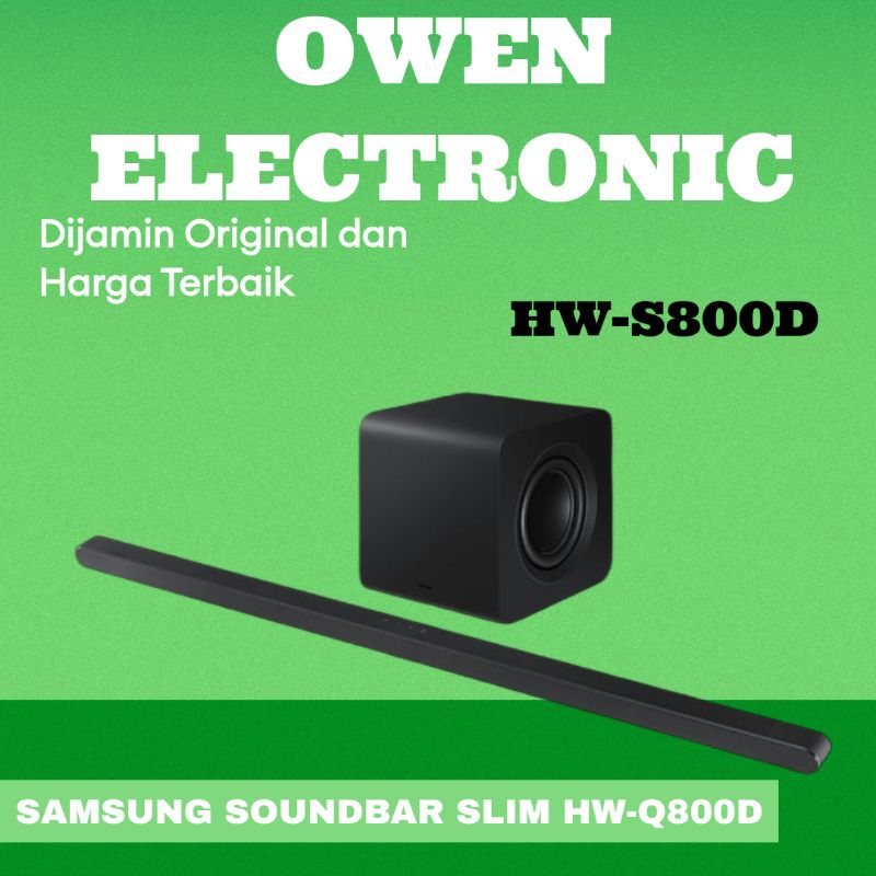 Jual Samsung HW-S800D Ultra Slim Soundbar 3.1.2CH Wirelees Dolby Atmos ...