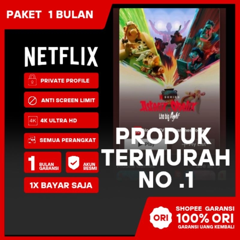 Jual Produk NETFLIXXX PRIVATE 1 MINGGU & 1 BULAN 4K UHD PREMIUM GARANSI ...