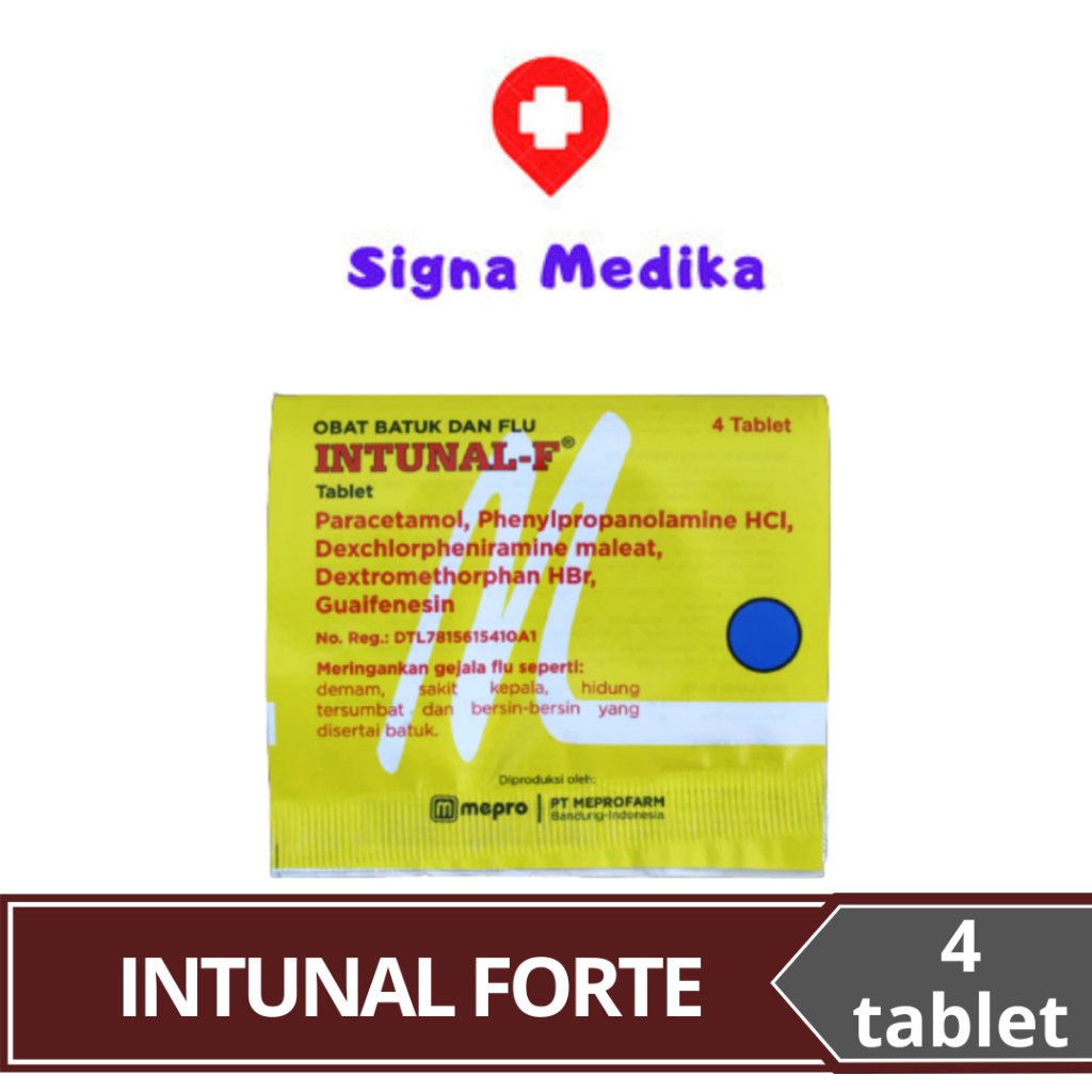 Jual Intunal Forte Isi 4 Tablet - Obat Batuk & Pilek | Shopee Indonesia