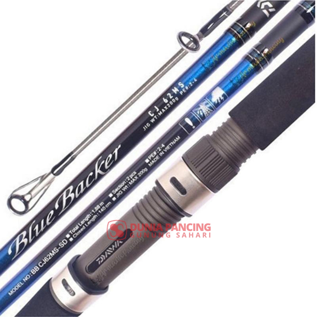Jual Joran Spinning Dan Baitcasting Daiwa Blue Backer CJ (Cast Jigging) Pilih Ukuran | Shopee ...