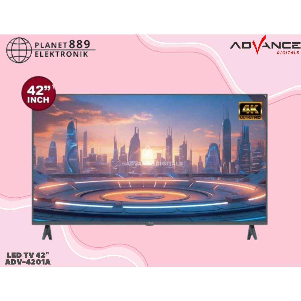 Jual Advance Android TV LED ADV 4201A Smart TV Digital Frameless 42 ...
