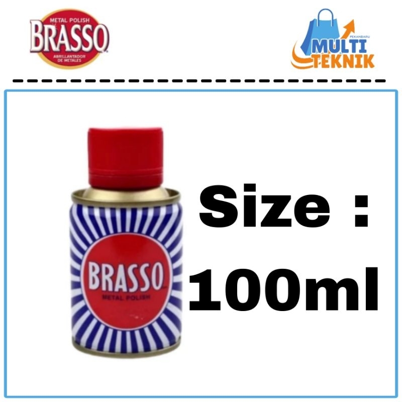 Jual Brasso Metal Polish Pengkilap Logam Braso 100 Ml Shopee Indonesia