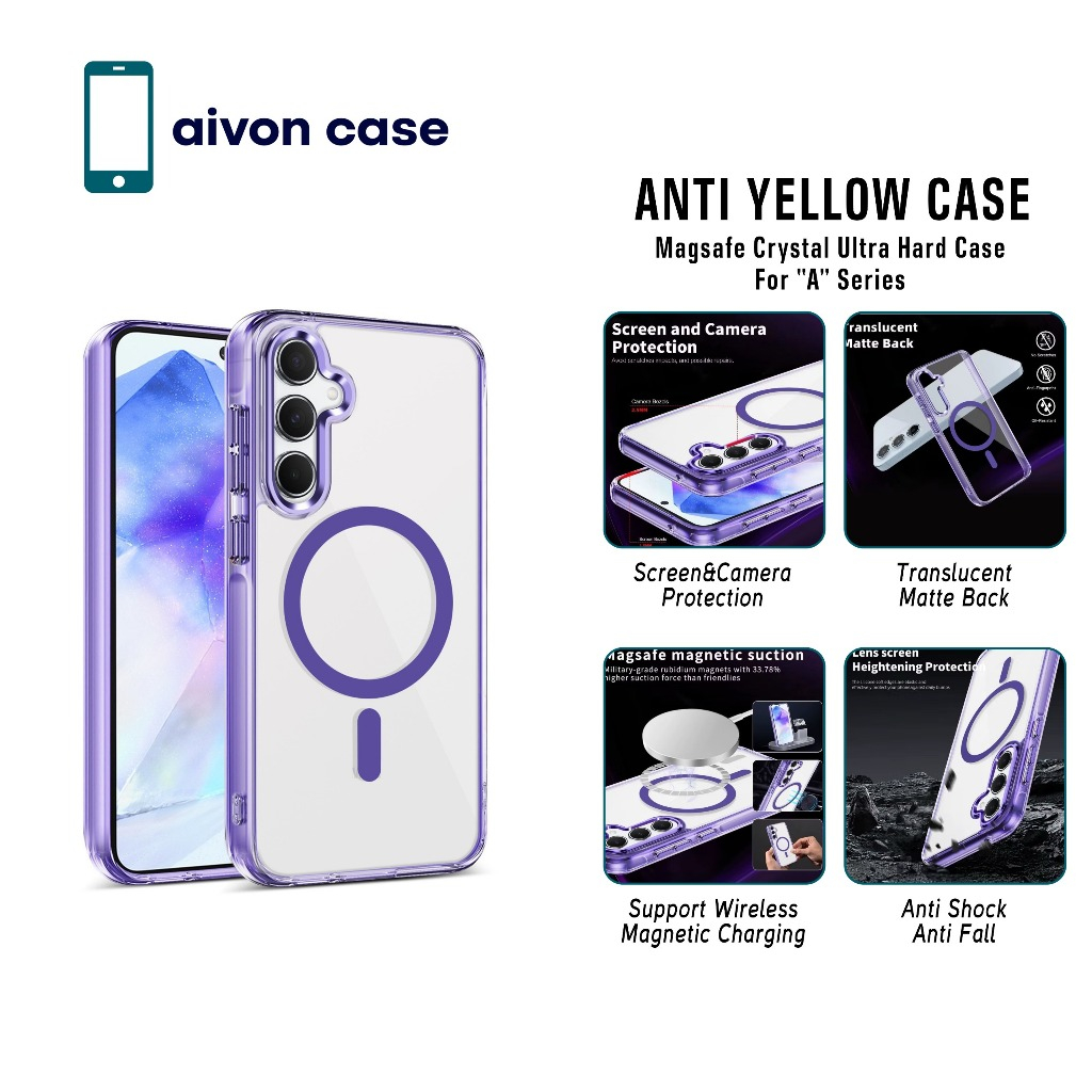 Jual Case Magsafe For Samsung Galaxy A55 A35 A15 A16 4G/5G Hardcase S23 ...