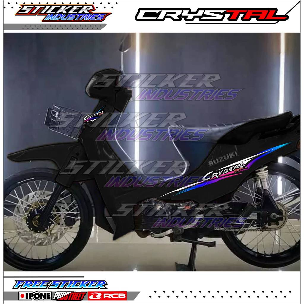 Jual STRIPING VARIASI SUZUKI CRYSTAL / STICKER LIST VARIASI MOTOR ...