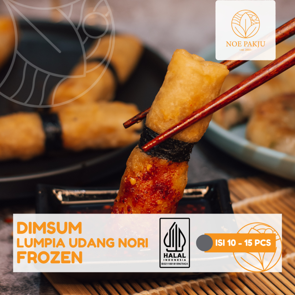 Jual Dimsum Lumpia Udang Nori Frozen Ala Noe Pakju | Shopee Indonesia
