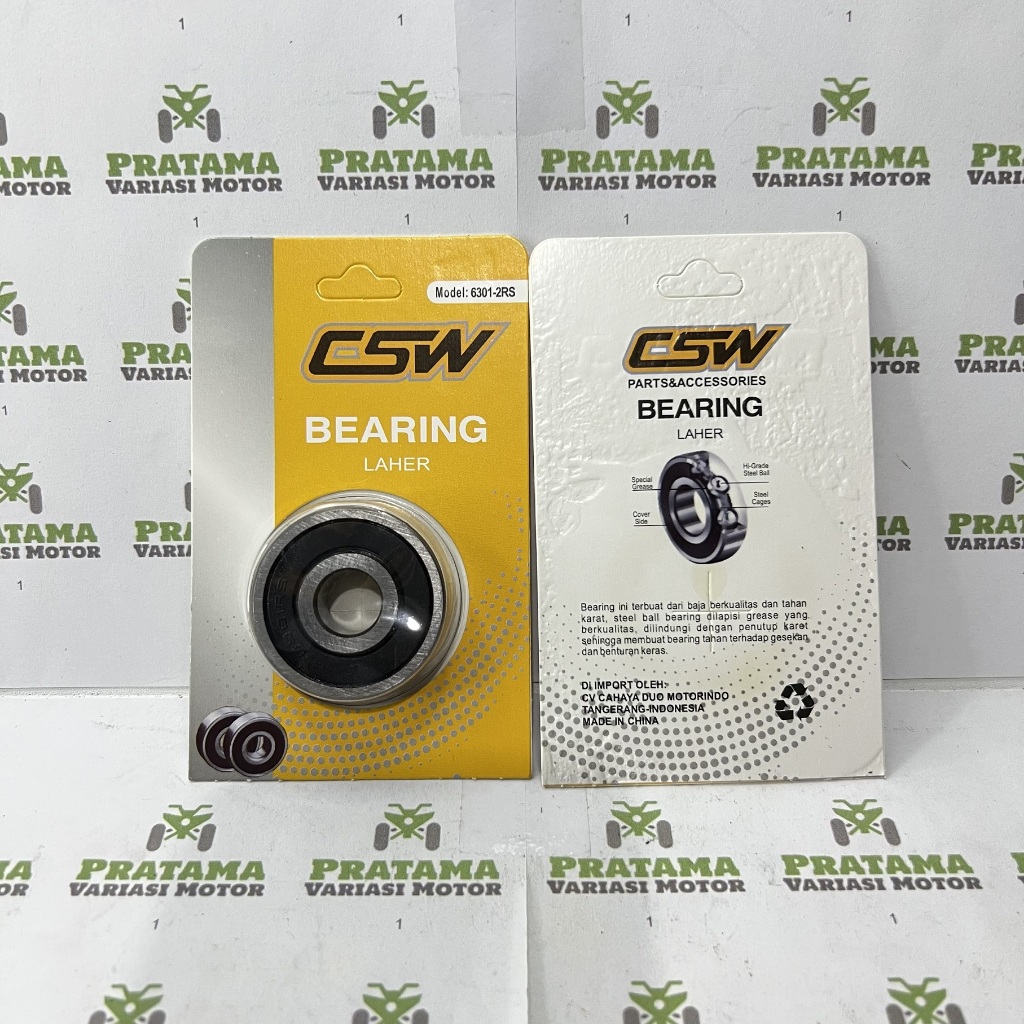 Jual Lahar 6301 / Bearing 6301 - 2RS CSW | Shopee Indonesia