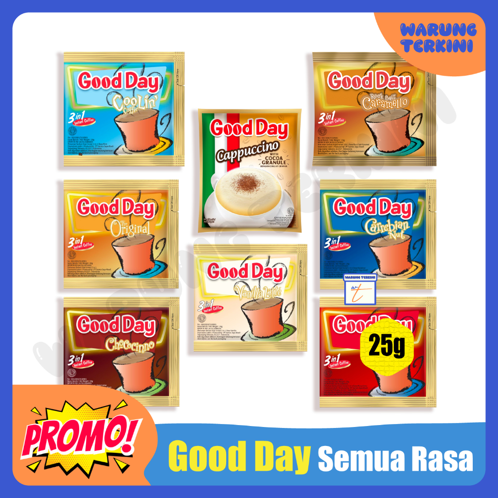 Jual Good Day Berbagai Varian Rasa 1 Renceng Isi 10 Sachet | Shopee ...