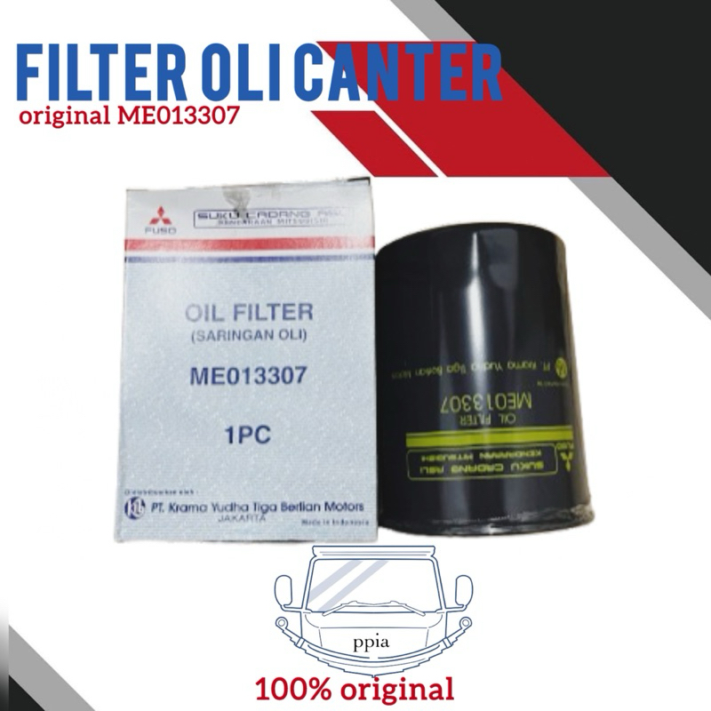 Jual Filter oli canter original ME013307 oil filter canter original ...
