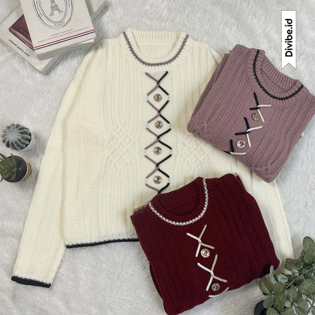 Jual Owen Cardigan knit - Rajut Atasan Wanita - Knit Cable | Shopee ...