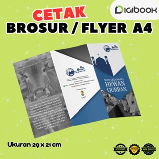 Jual Cetak brosur /leaflet / flyer A4 bahan art paper - Cetak 2 Sisi | Shopee Indonesia