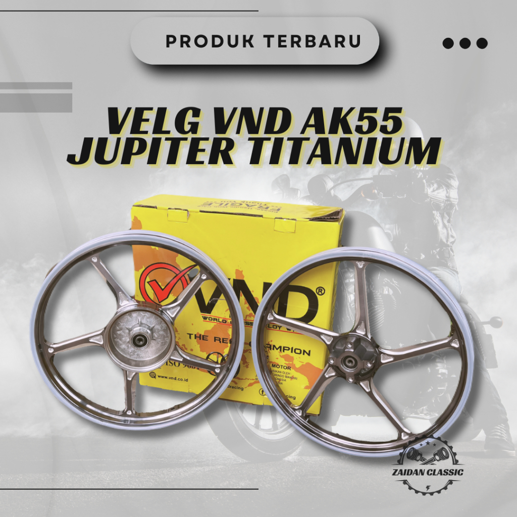 Jual VELG VND AK55 JUPITER Z SET 140-160 RING 17 VELG COPY ENKEY ...