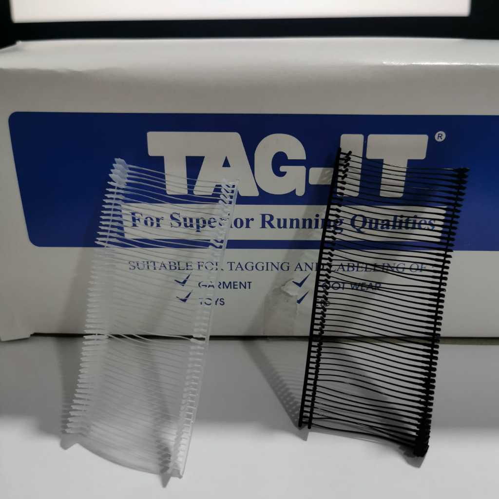 Jual Tag It Tag Pin Hitam Putih 35 MM / Hang Tag / Top Pin / Refill Tag ...