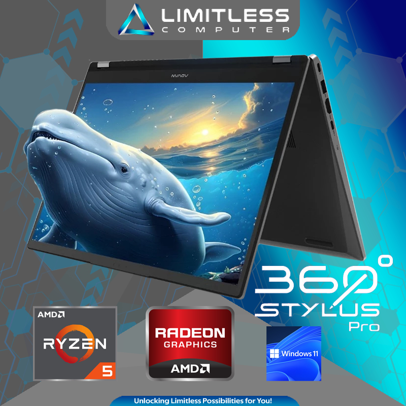 Jual Advan 360 STYLUS PRO AMD Ryzen 5 7430U 8GB 256GB 14" FHD IPS Touch ...