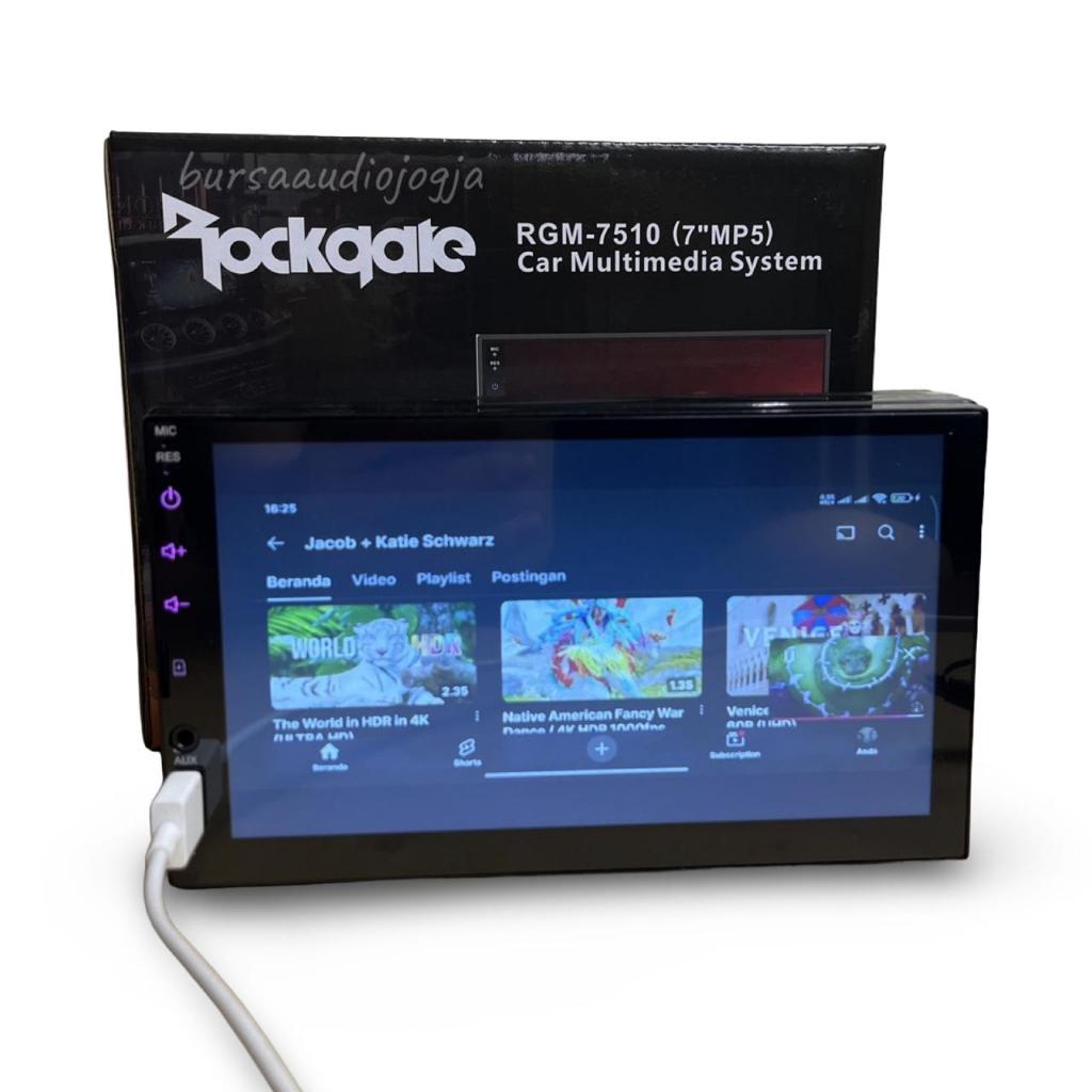 Jual Rockgate Head Unit Double din Deckless 7 inch | Shopee Indonesia