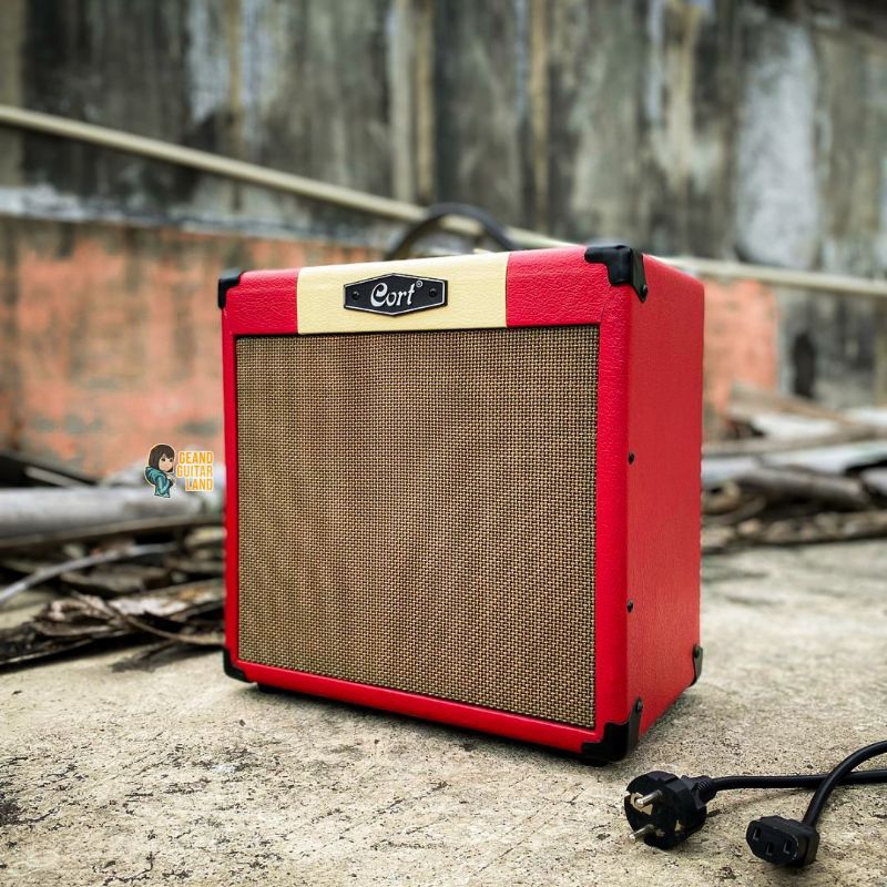 Jual Cort CM15R Combo Amplifier 15w RMS In Red | Shopee Indonesia