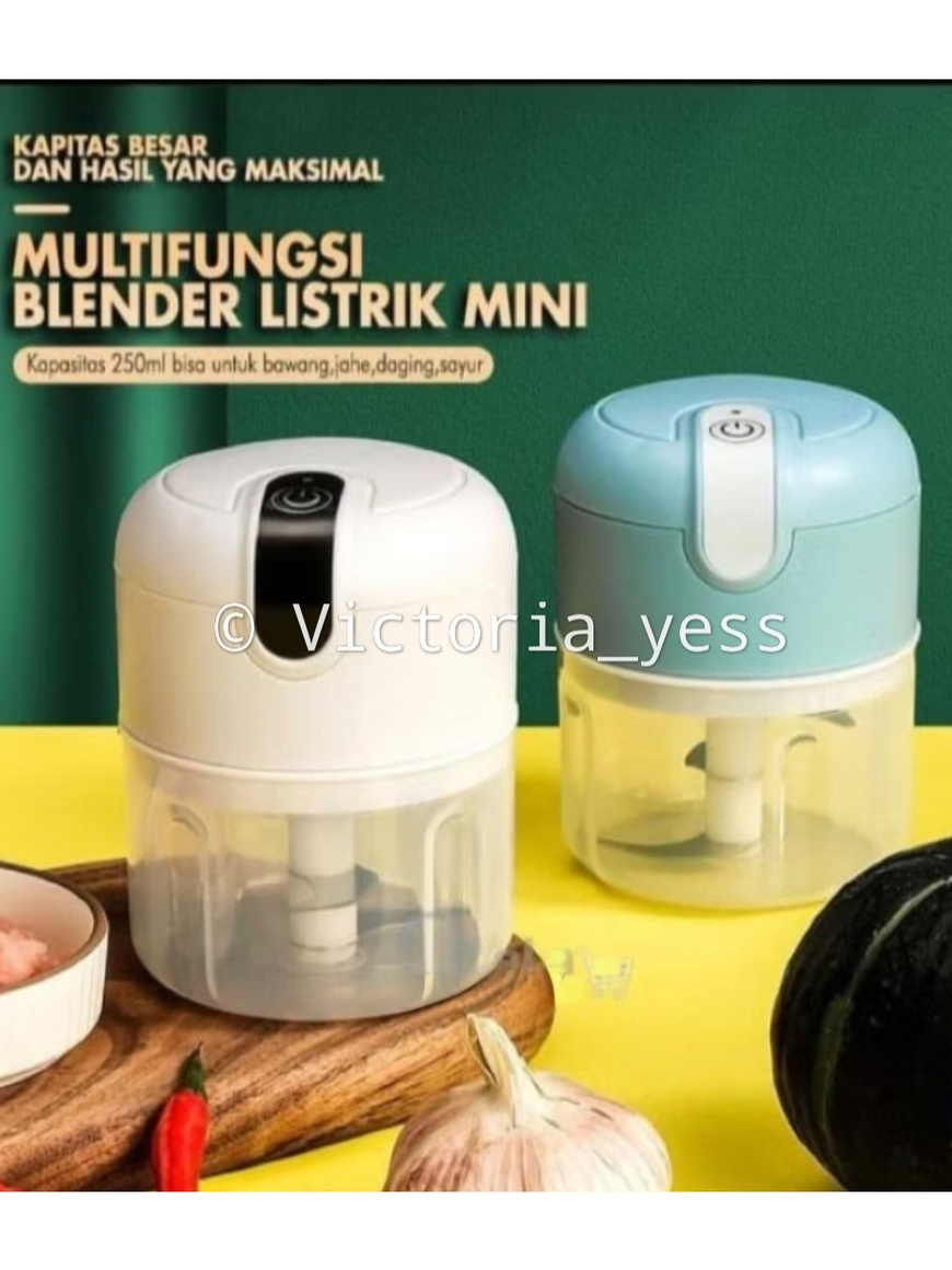 Jual Mini Chopper Elektrik KYLO Alat Giling Daging/Bumbu Cepat Praktis ...