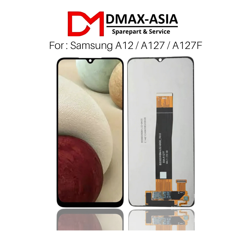 Jual Dmax-Asia LCD Samsung A12 / A125F / A12S / A127F Fullset Touchscreen Original H-FIX ...