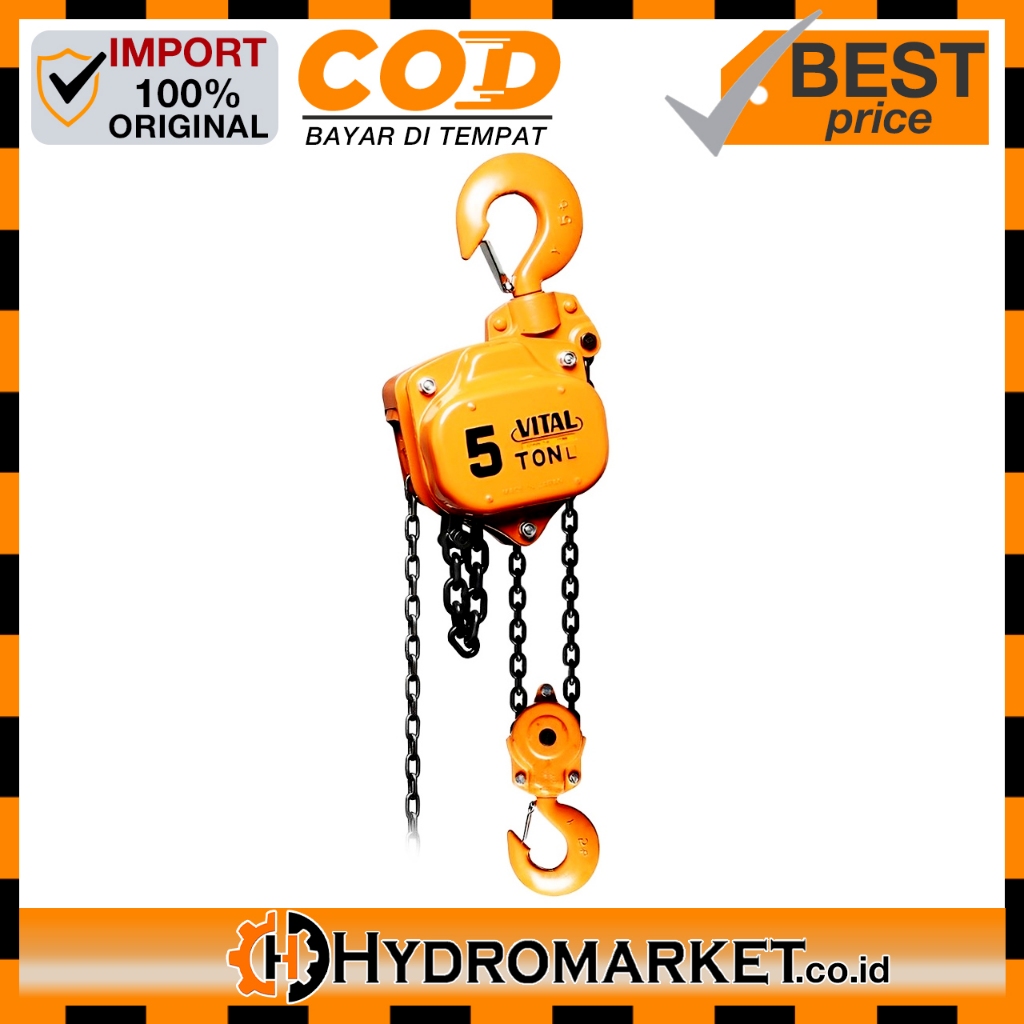 Jual Chain Block / Hoist / Takel Vital Japan (5 ton x 10 meter ...